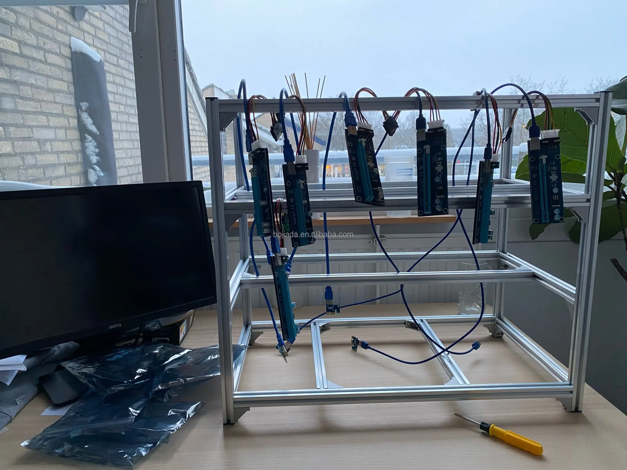 12 Gpu Open Air Stapelbarer Rahmen Rack Grafikkarte Open Air Rig Frame ...