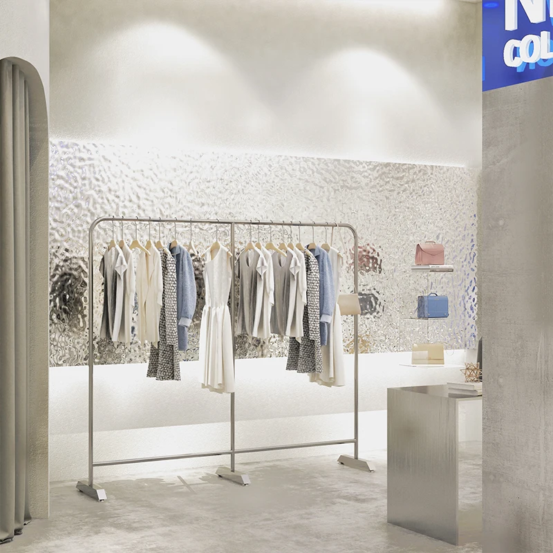 Custom Retail Clothing Store Display Showcase Design Cloth Display ...