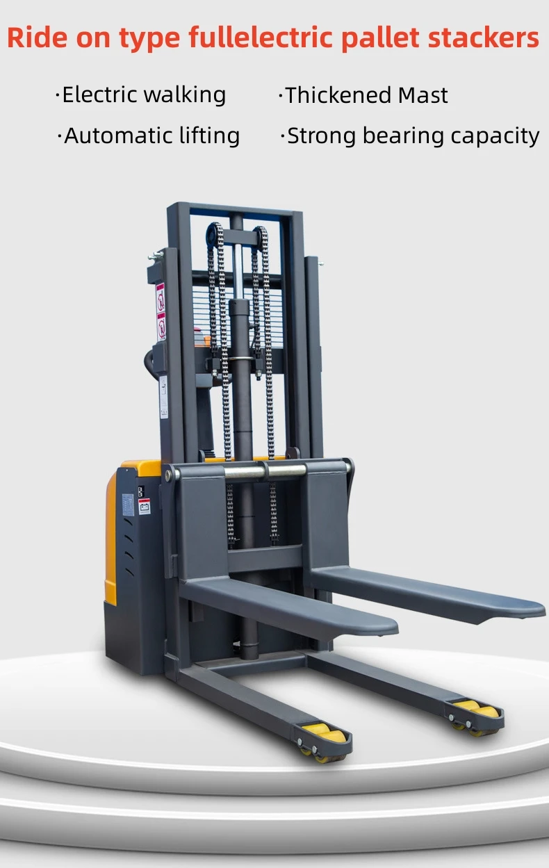 Full Electric Forklift Warehouse Automatic Stacker 1 Ton 1.5 Ton 2ton ...