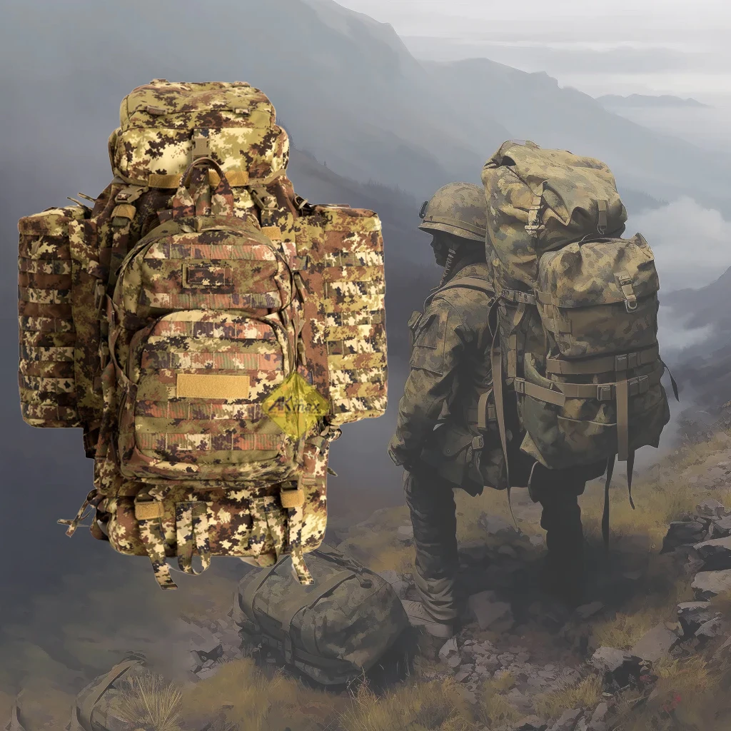 Akmax Modular P LCE Carrying 120L Capacity Knapsack & Backpack Multicam