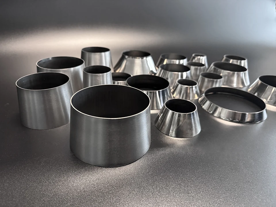 Tanium Customizable Polished Concentric Reducer Titanium Cones ...