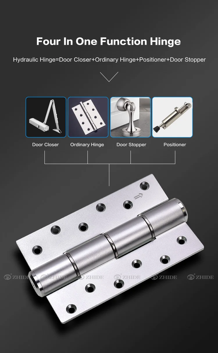 High Quality Silent Hydraulic Door Hinge Adjustable Automatic Soft Door ...