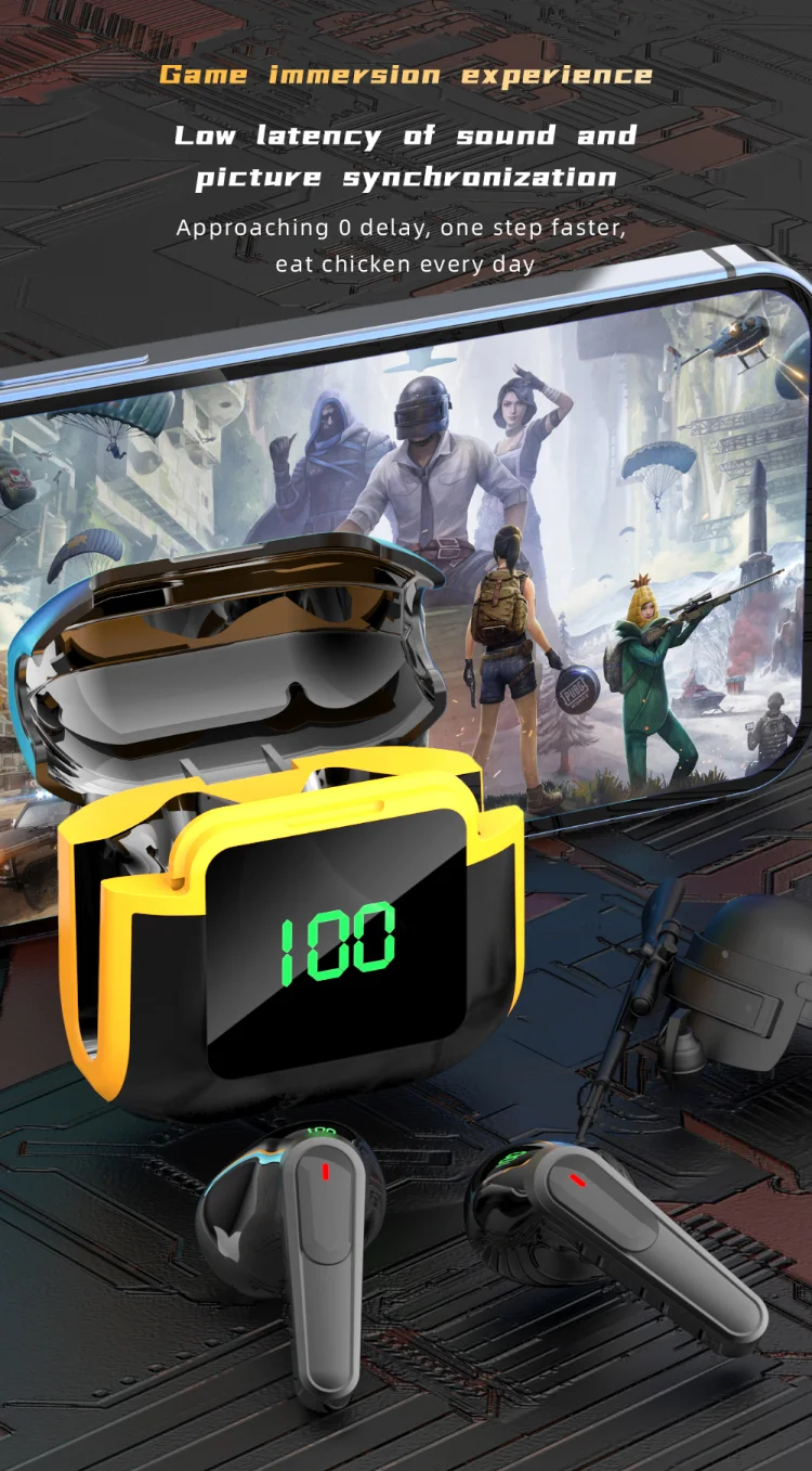 Pro 90 TWS Earbuds - Mini Wireless Earphone E9S with LED Display