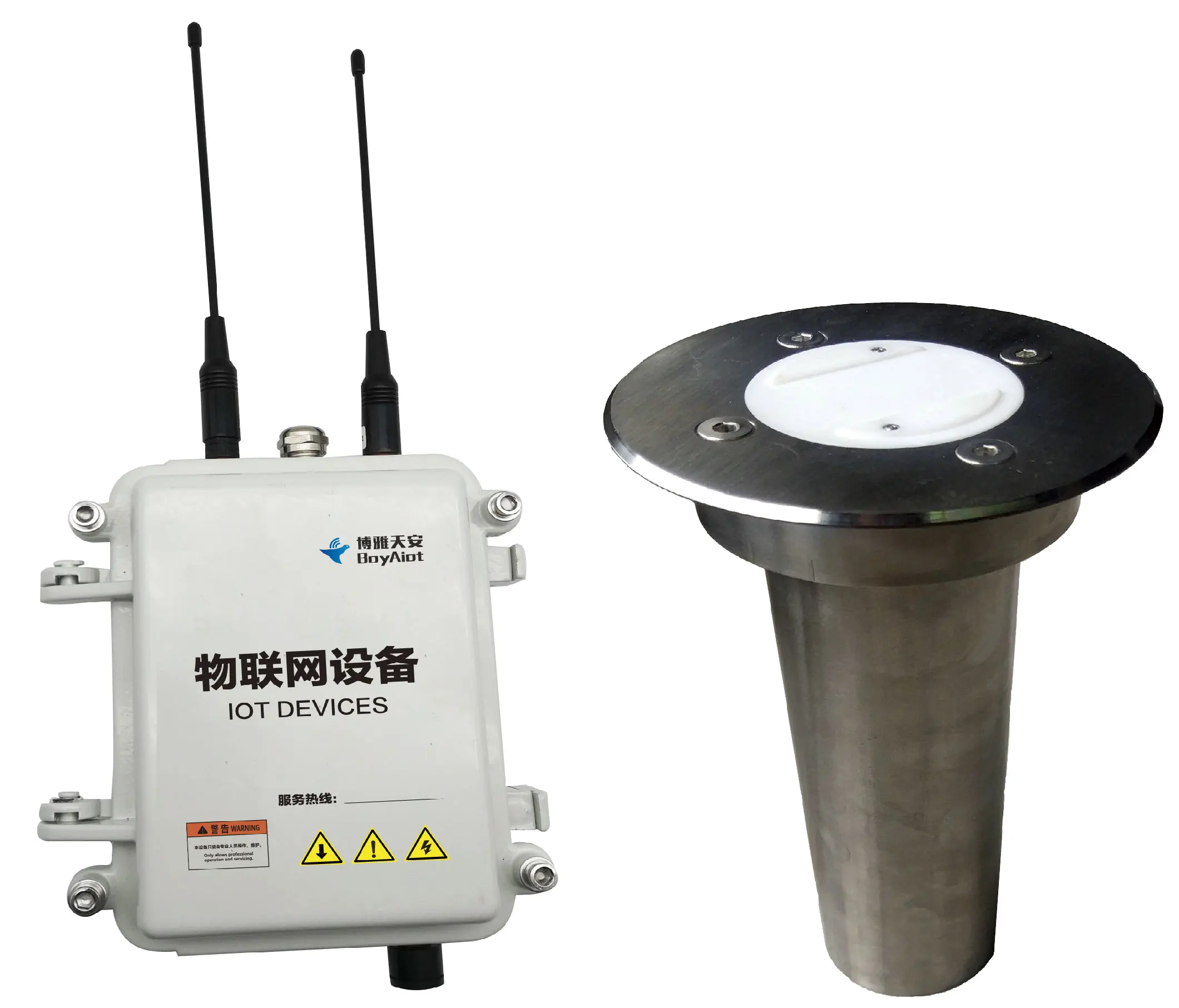 BOY-WR03 LoRa Wireless Road Water Monitoring Sensor Buried Level Gauge ...