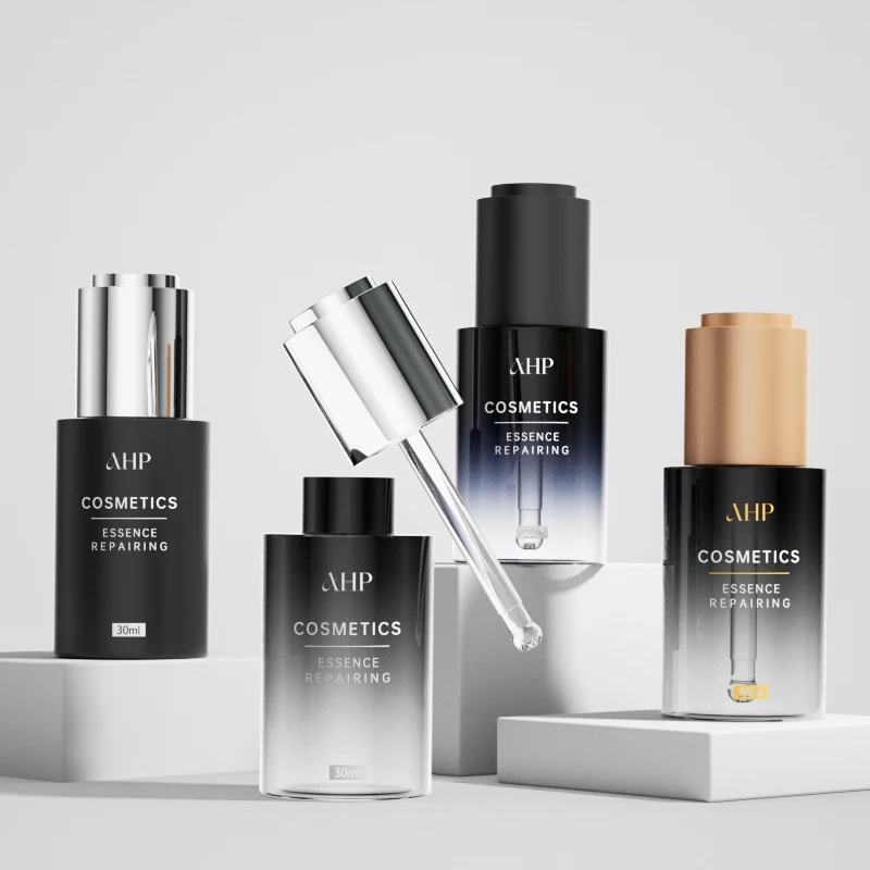 Empty Dropper Bottle Amber Essential Oil Glass Essential Oil Clear ...