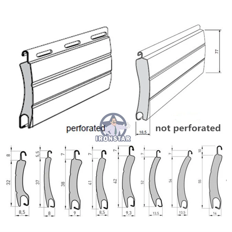 Ironstar Pu Slat Roller Shutter Door Foam Roll Forming Machine - Buy Pu Shutter Door Roll ...