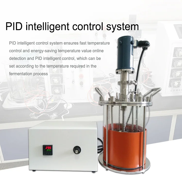 Small Laboratory Benchtop Bioreactor Fermenter 1l-20l