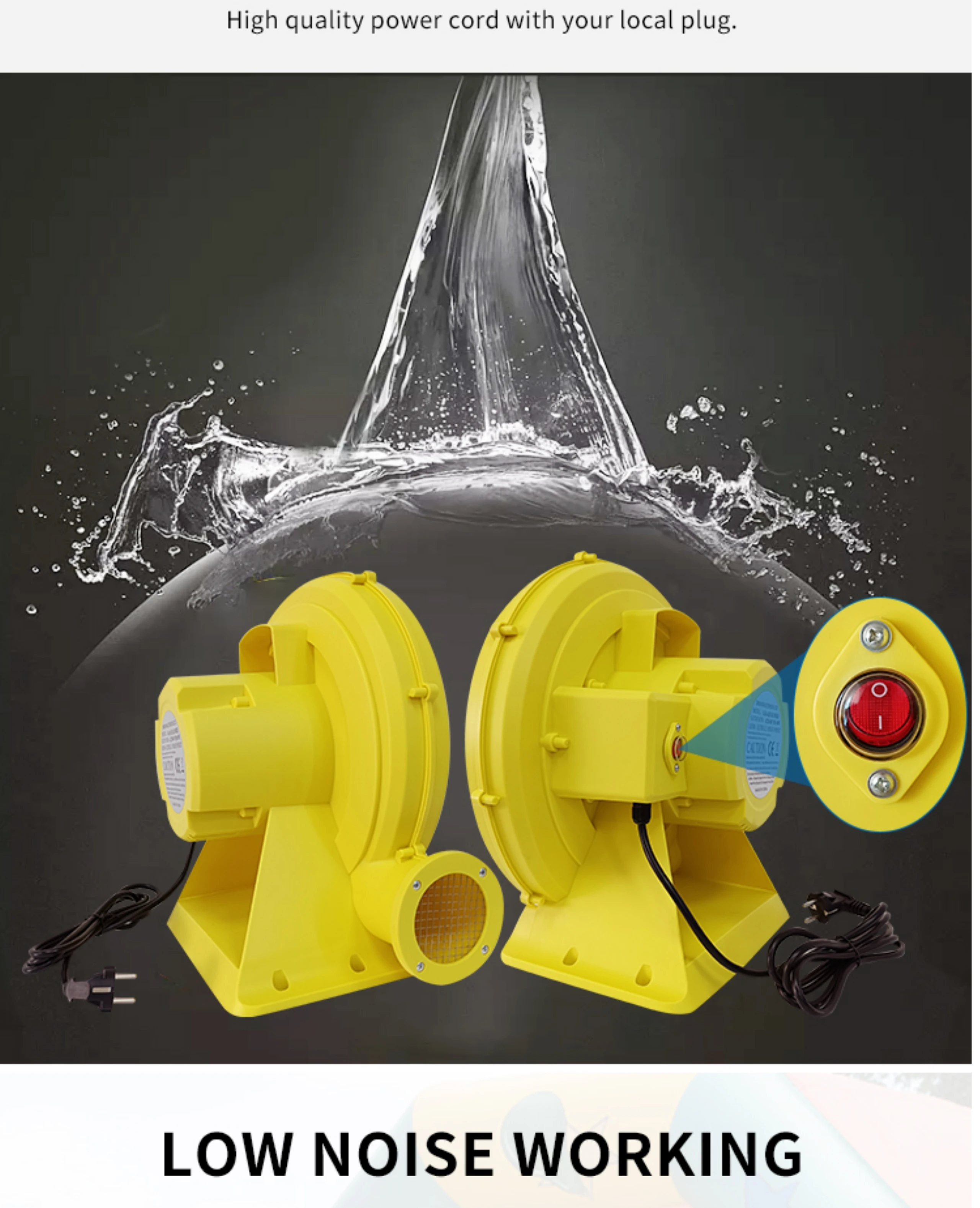 High Quality Plastic Blower for Inflatable Pool| Alibaba.com