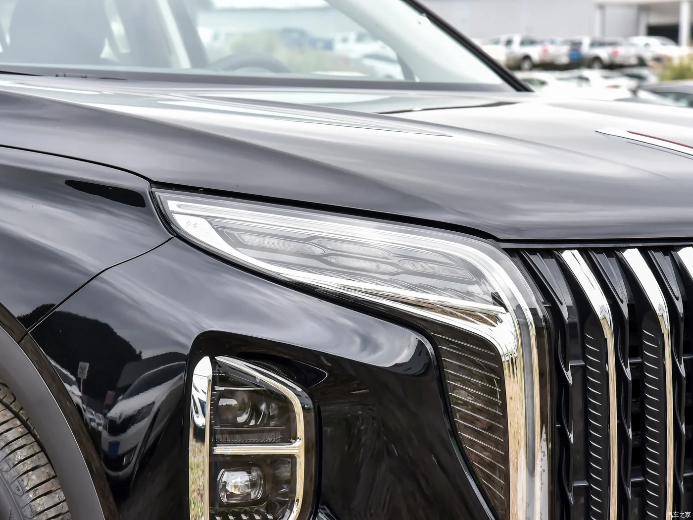 New 2024 Hongqi Hs7 Pro Blue Car Hot Sale Chinese Cars Petrol Vehicle Suv2.0t Hs5 Qixiang Pro ...