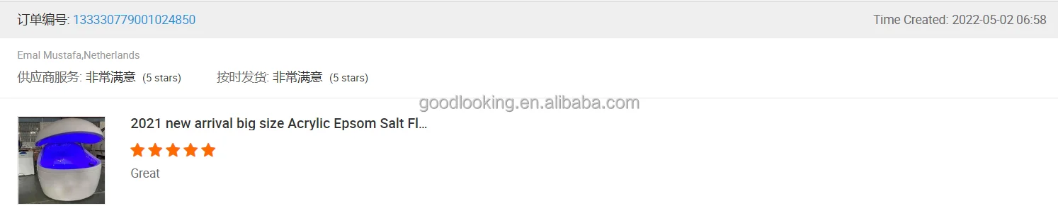 Large Salt Water Floatation Therapy Tank - Reduce Stress