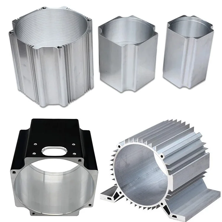 Extruded Aluminum Cnc Machining Servomotor Shells Motor Shell - Buy ...