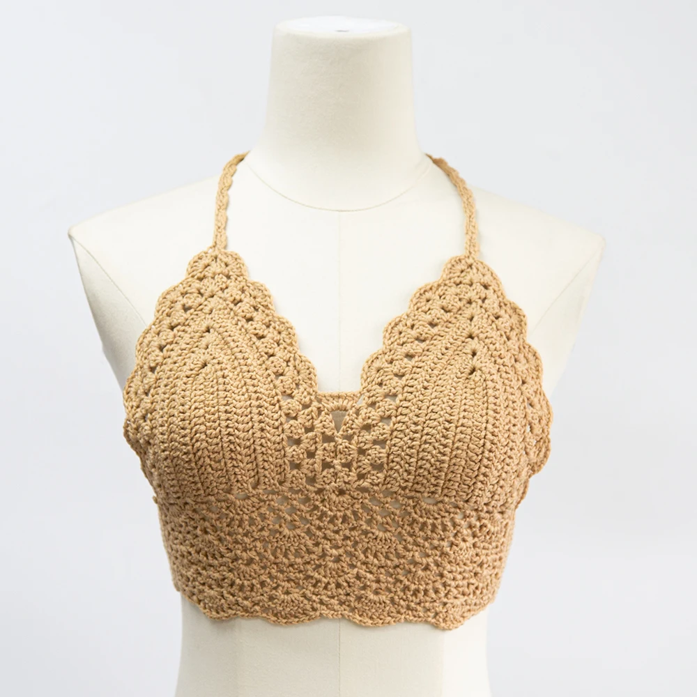 Custom Knitted Shell Fancy Crochet Swimsuit Women Beachwear Sexy ...