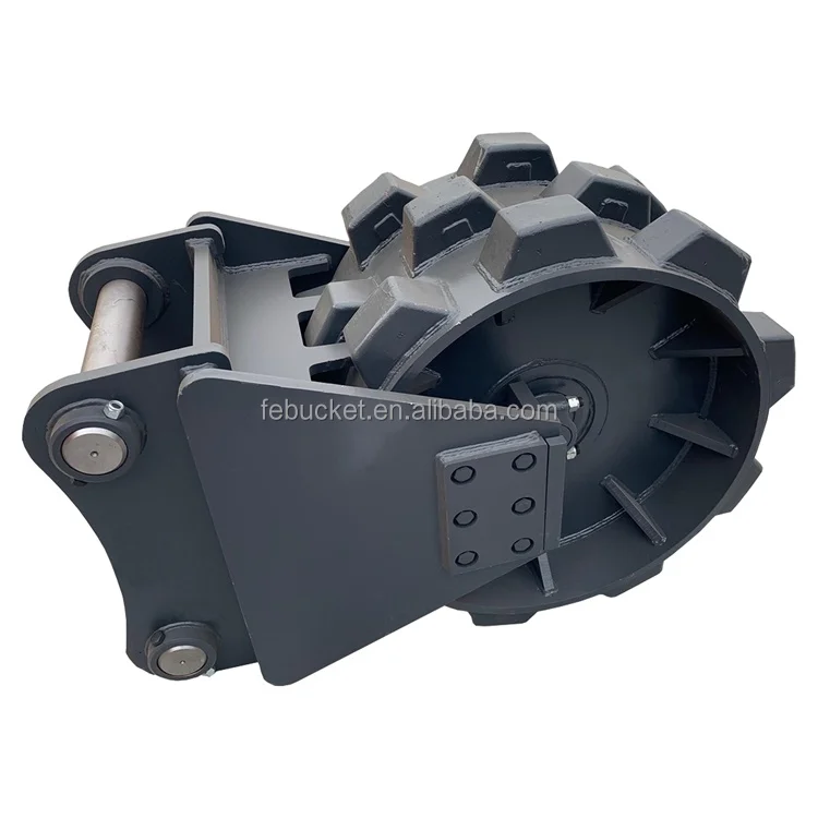 Professional Excavator Compactor Wheel With Technical Support For Slope ...