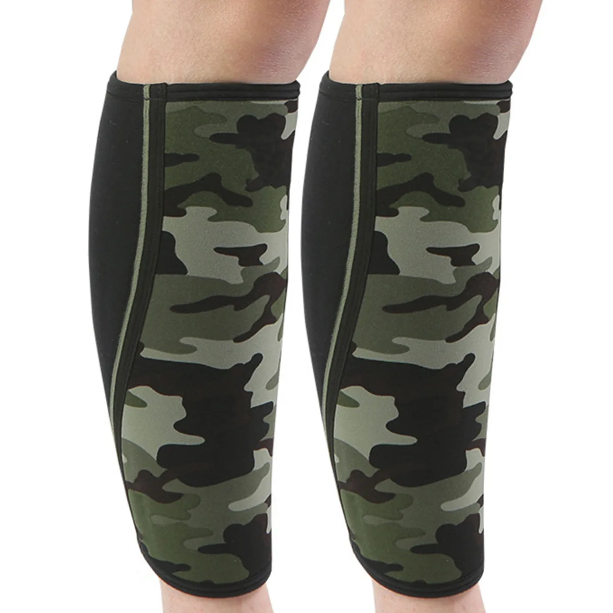 5mm Neoprene Shin Pad Calf Sleeve Support for Gym,powerlifting,weight ...