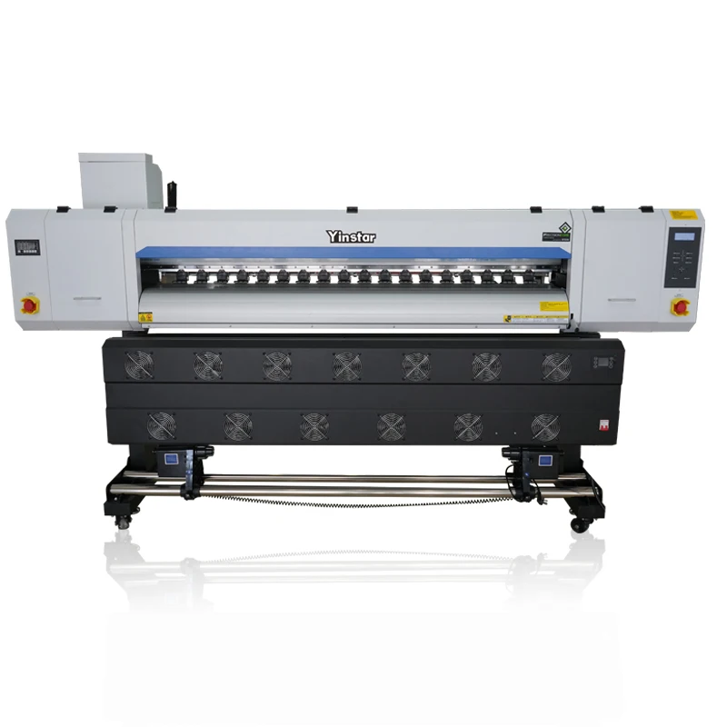 Eco Solvent Printer Digital 1820mm High End Wide Format 4 Printhead ...
