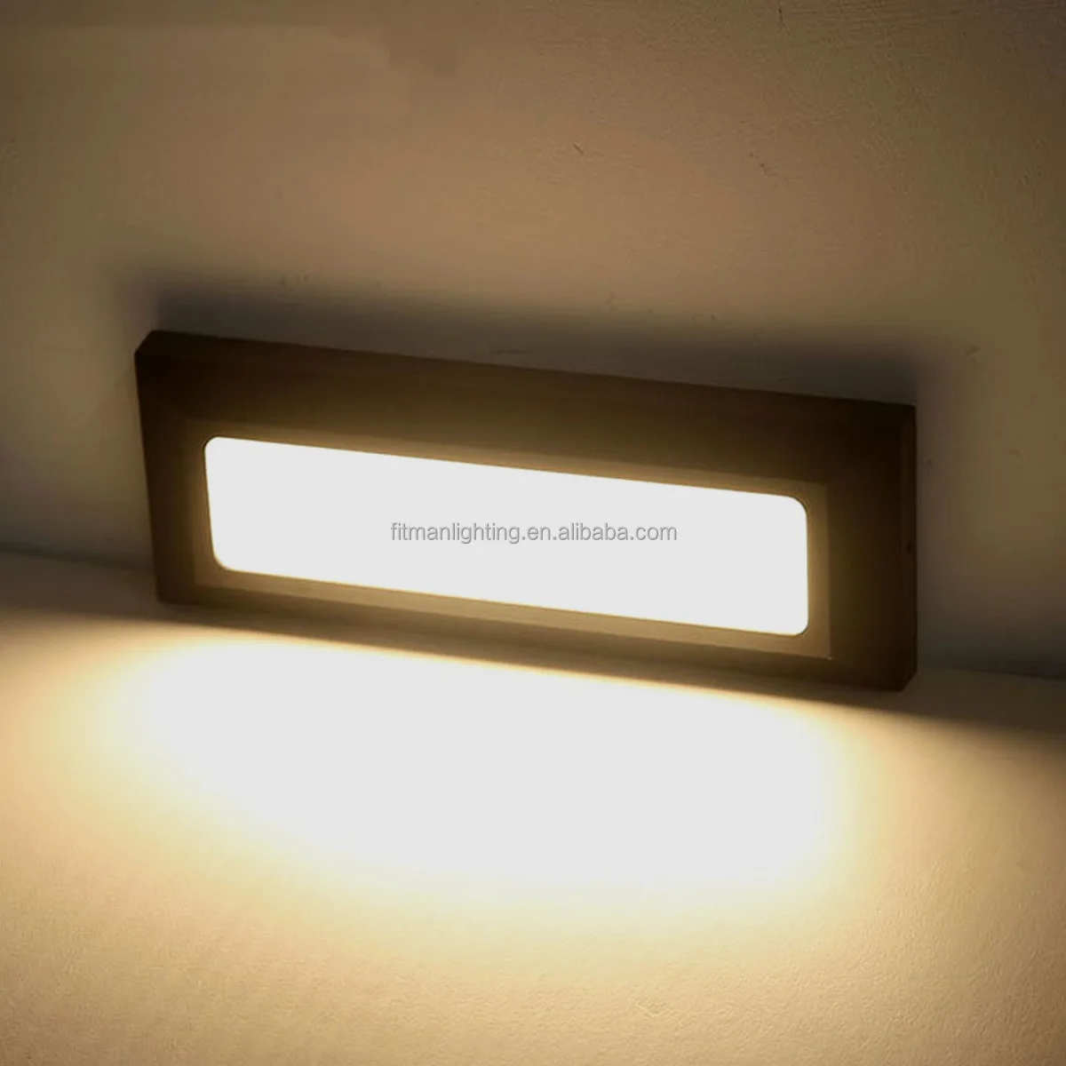 IP65 Outdoor Waterproof Corner Footlight Staircase Step Lamp 6W Surface ...