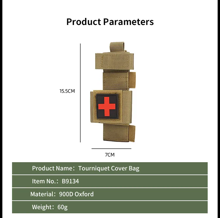 Sivi Outdoor Tactical Molle Edc Pouch Tourniquet Holder Medical Bag ...