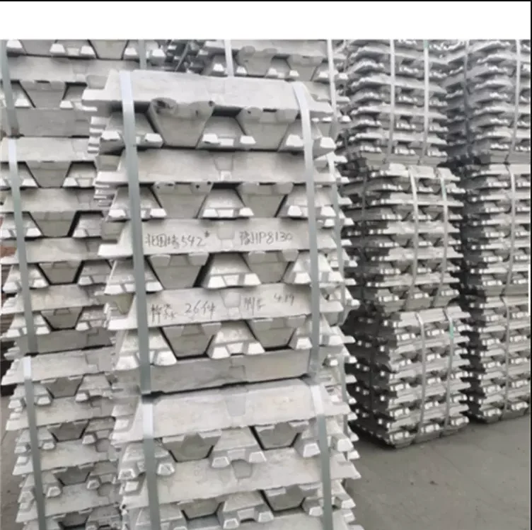 Aluminum Ingot A356.2 A7 99.7% And A8 99.8% Aluminium Alloy Ingot China Origin Pure Metal 99.994 ...