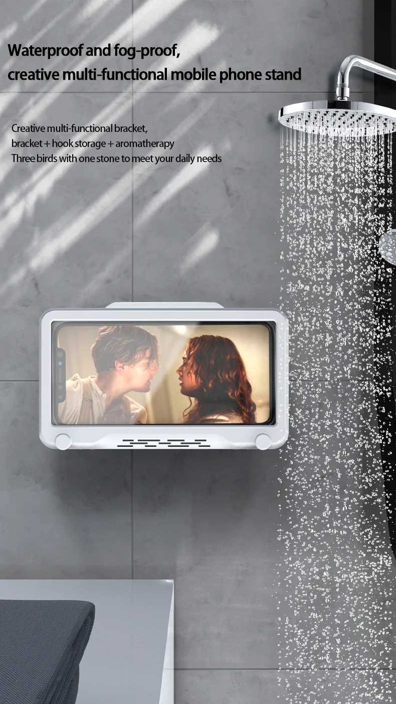 Best Selling Wall Mount Shower Waterproof Phone Holder