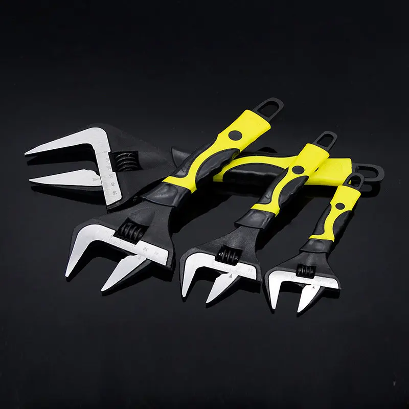Heavy Duty Adjustable Spanner Wrench with Ergonomic Handle Deep Jaw ...