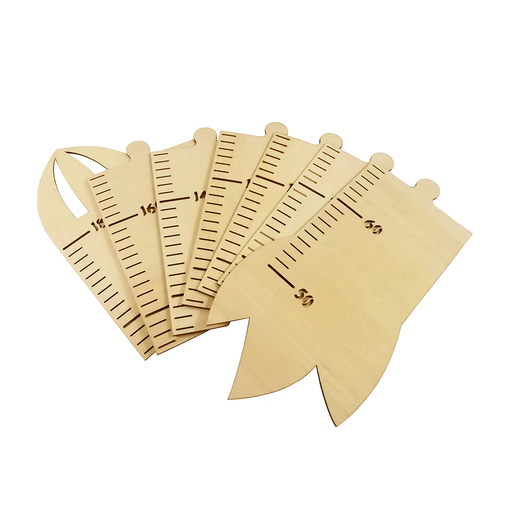 Height Chart for Kids - Laser Cut Wood Ruler Decor