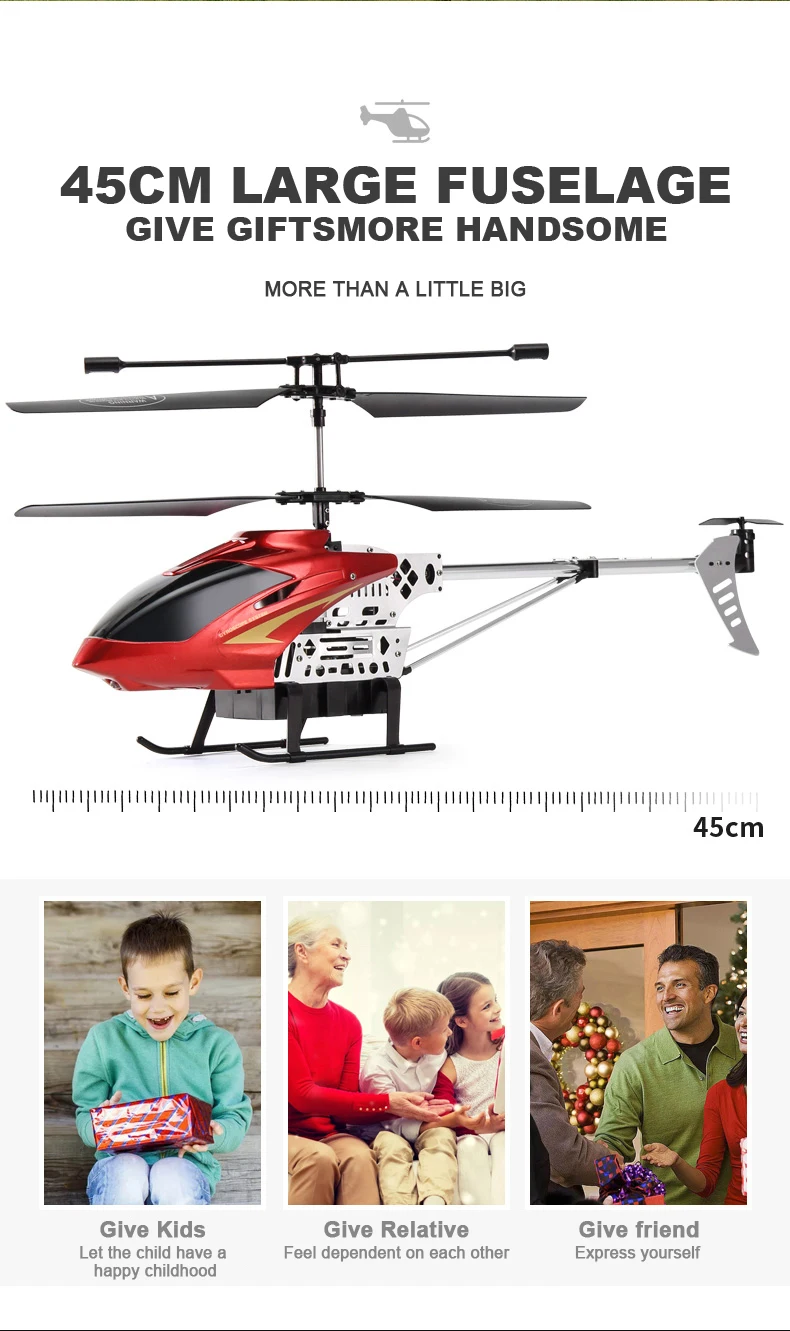 Dwi 2.4g 3.5ch Super Large Metal Rc 50cm Big Large Rc Helicopter - Buy ...