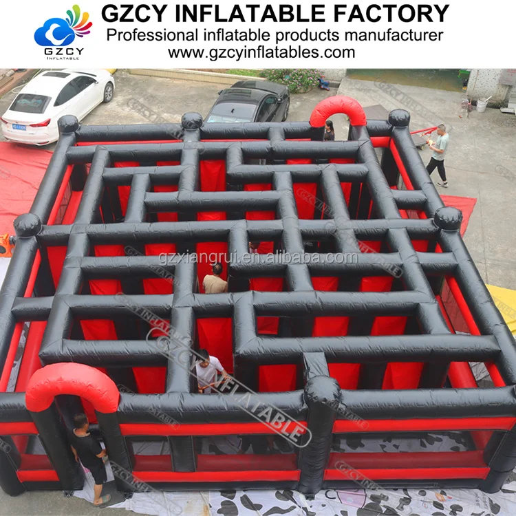 Team Building Games Inflatable Labyrinth Outdoor Sport Inflatable Arena ...