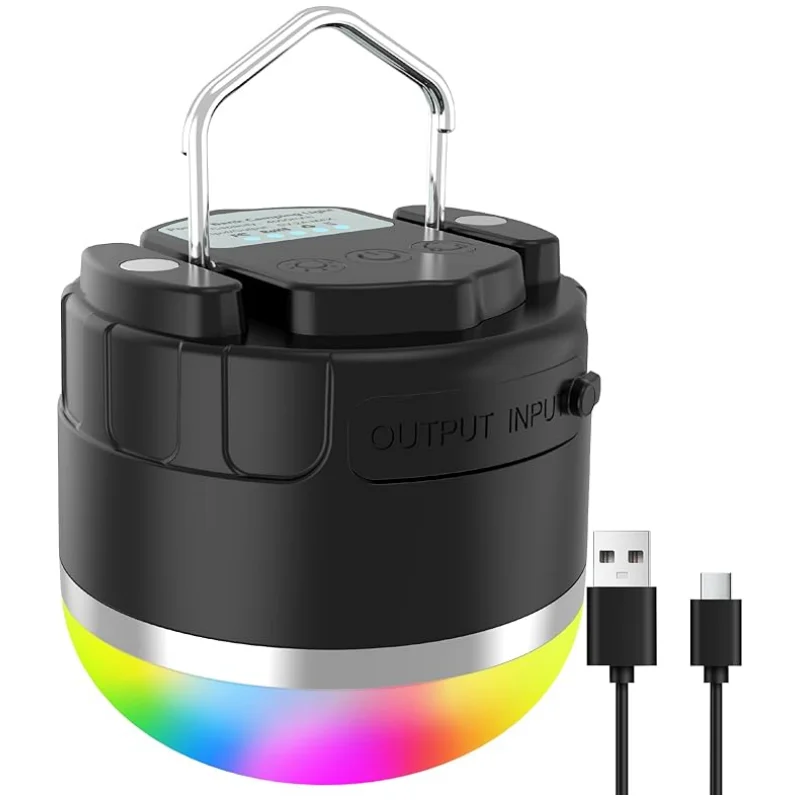 Portable USB Rechargeable LED Camping Lantern Multifunctional ...
