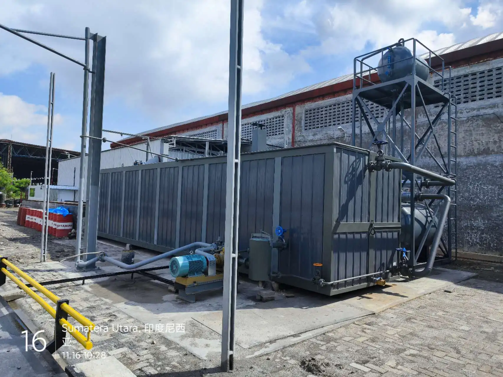 IKOM Bitumen Drum Drummed Asphalt Decanter Melter Machine