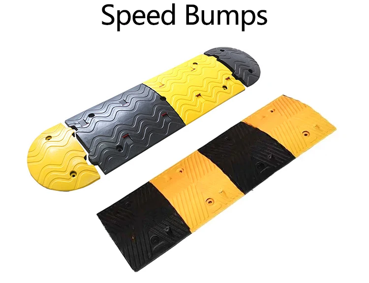 Yellow And Black Rubber Speed Bump /hump - Buy Speed Hump,Rubber ...