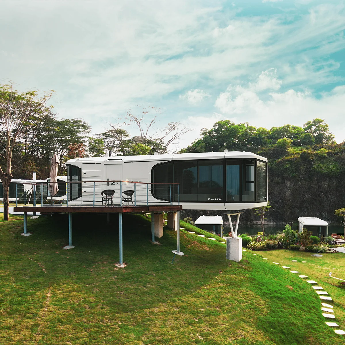 Zcamp Z7 Steel Modular Home Prefabricated Tourism Development Camp ...