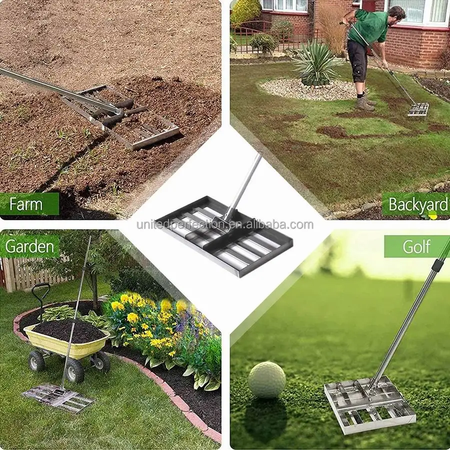 2025 Build DIY Home Lawn Tool - Durable Powder Coated Rake