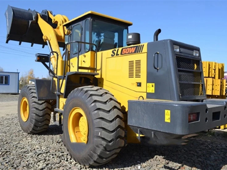 5ton Hydraulic Joystick Wheel Loader Sl50w - Buy Wheel Loader 5 Ton ...