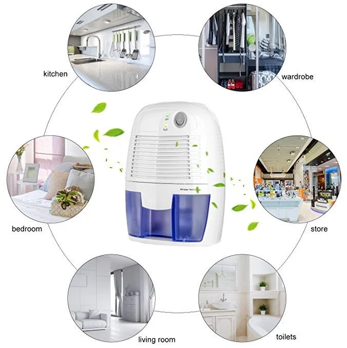 Mini 500ML Semiconductor Air Dryer Piano White Home & Car Dehumidifier ...