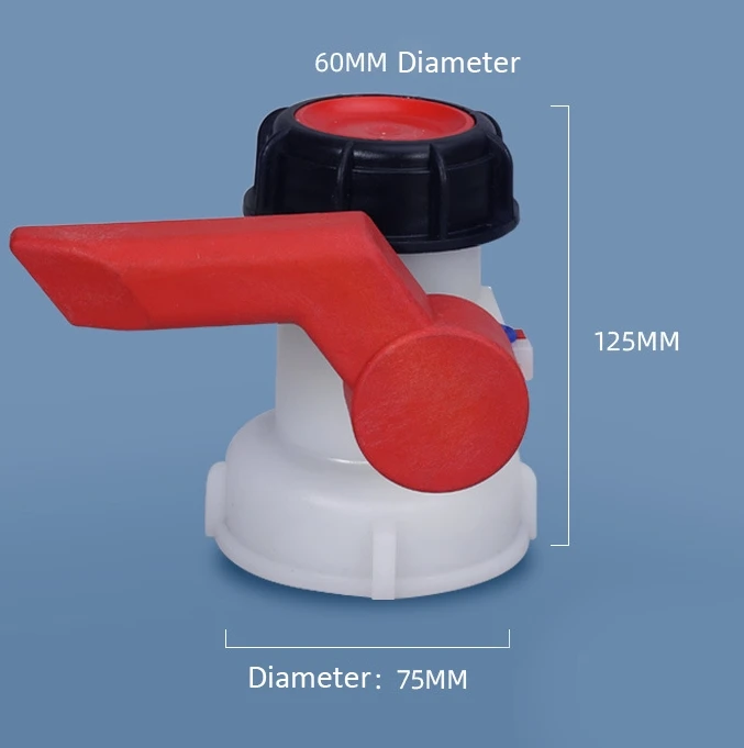 Plastic Valve Ball For Ibc Tank Ibc Container Plastic Dn50 Ball Valve ...