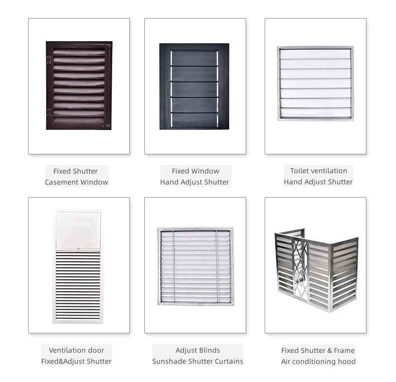 Aluminum Louver Swing Door & Metal Sliding Door - OEM | Wholesale