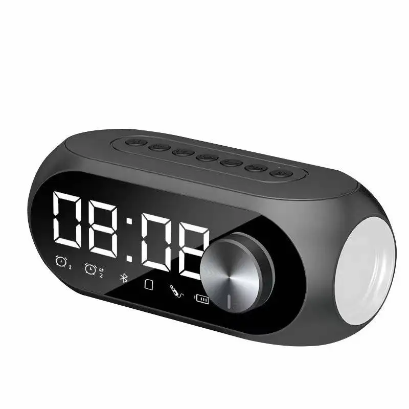 Kingstar Wireless Bluetooth Led Display Clock Portable Radio Speaker ...