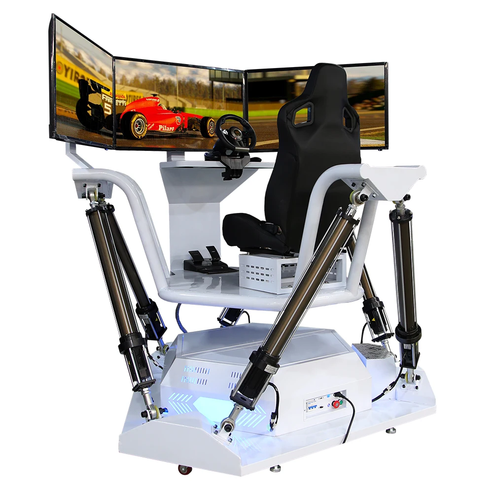 Yhy Factory 5000w 3 Screens 6 Dof Racing Seat Simulator Motion F1 ...