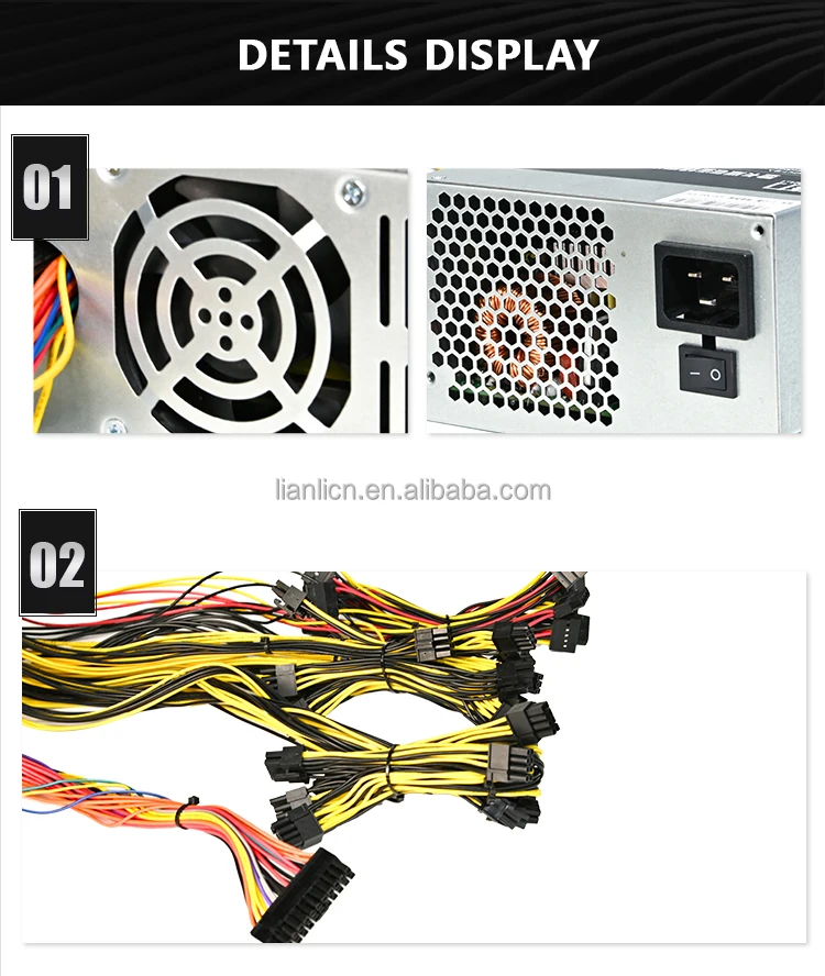 Psu 3000w Power Supply Atx Power Supply At Motherboard 20+4pin Psu Pc ...