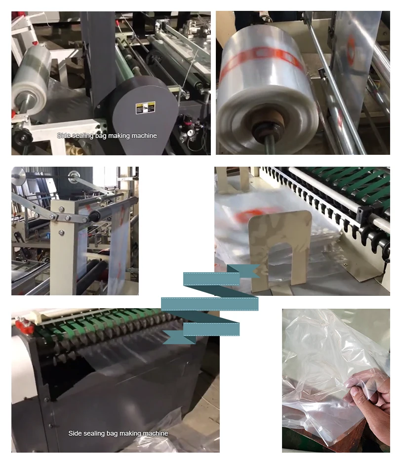 Automatic Double-layers Hot Sealing Cold Cutting Plastic Polythene ...