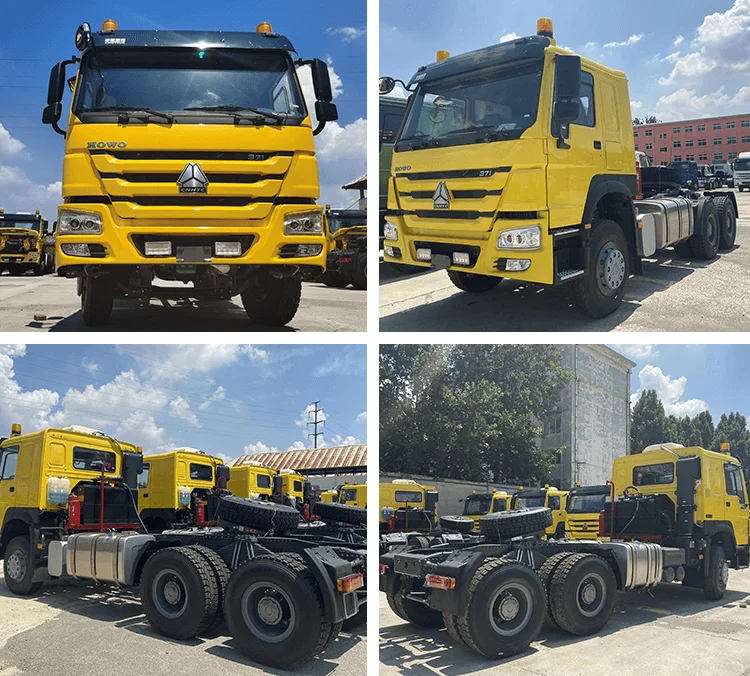 Hot Sale Sinotruk Howo 6x4 Second Hand 375/400hp Weichai Original ...