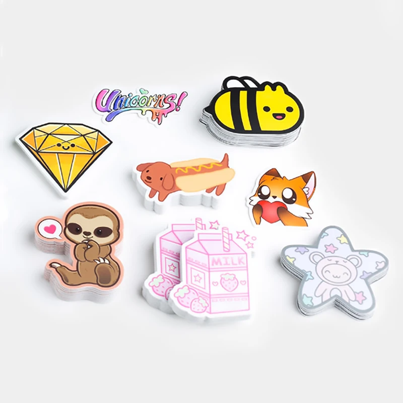 Custom Printed Premium Quality Self Adhesive Vinyl Die Cut Sticker ...