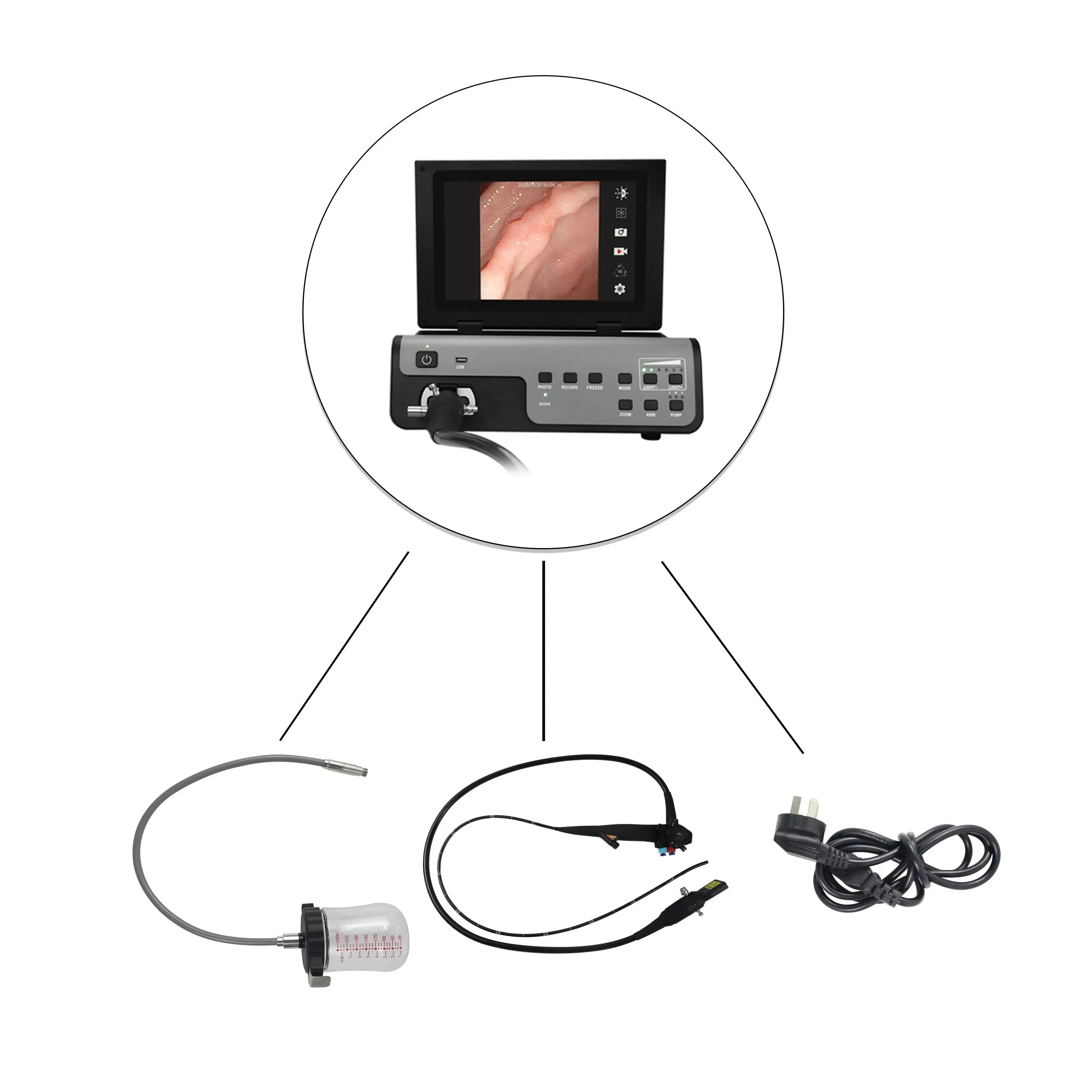 Hot Sale Reusable Gastrointestinal Endoscopy Veterinary Monitor ...
