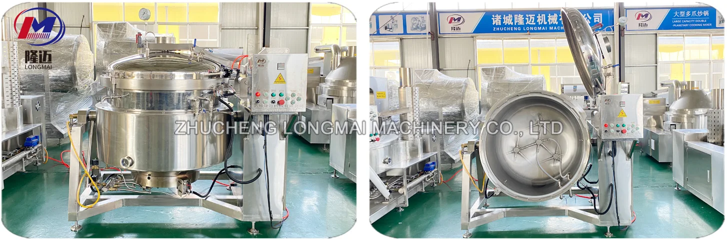 Food Grade Stainless Steel 100l-1000l Electric Industrial Cooking ...