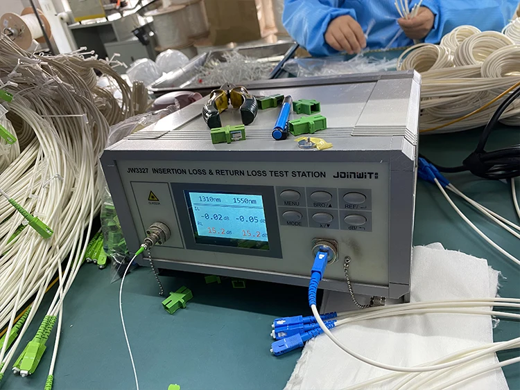 G657A2 Fiber Optic Patch Cord - 3.5m, 4m Clear Garter SC/APC