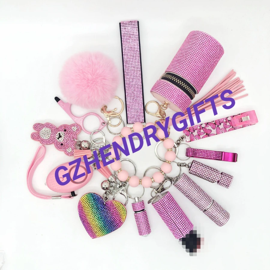 Women Self Defense Supplies Bling Perfume Spray Shell Personal Alarm ...