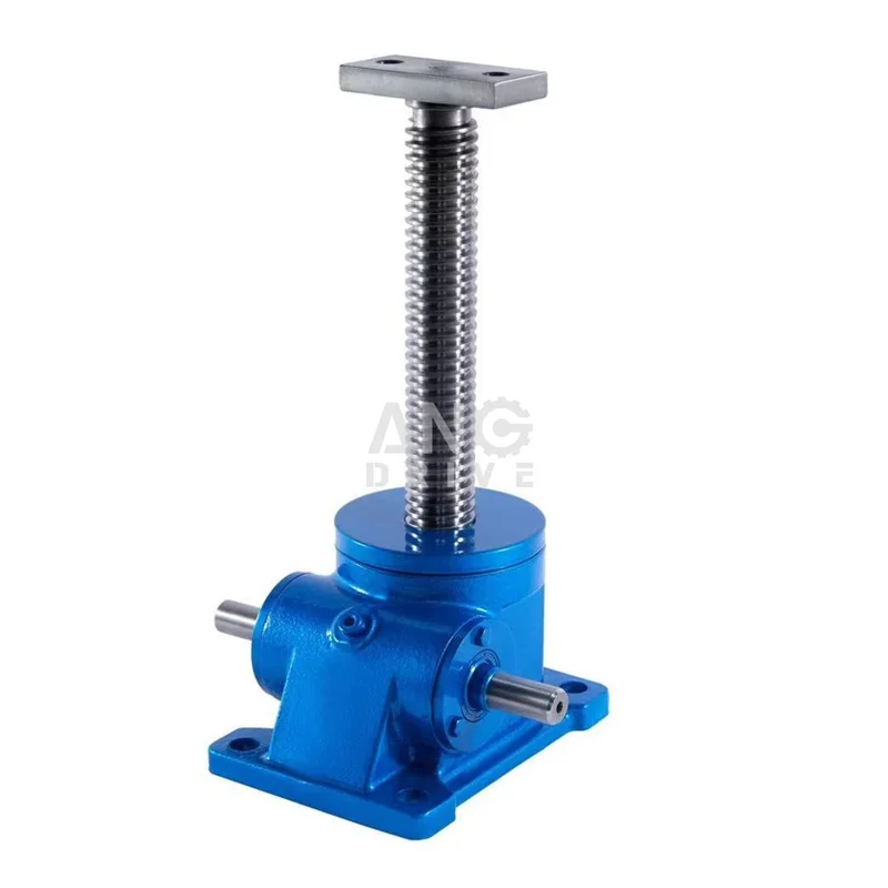 Bevel Worm Gear Mini Screw Jack - 1000mm, 1/8 or 1/24 Ratio