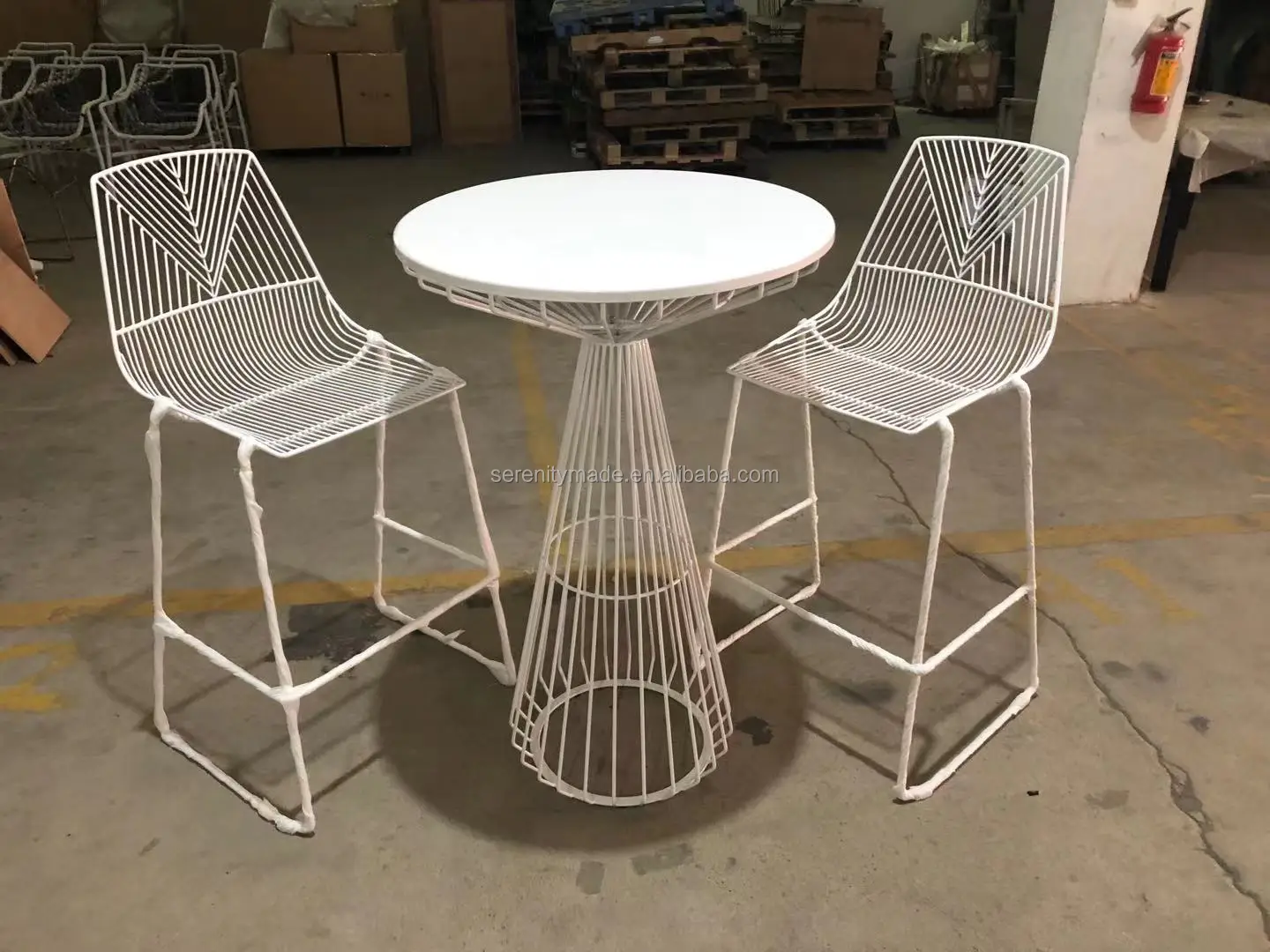 Outdoor Round Metal Wire Cocktail Bar Wedding Table - Buy Outdoor Round ...