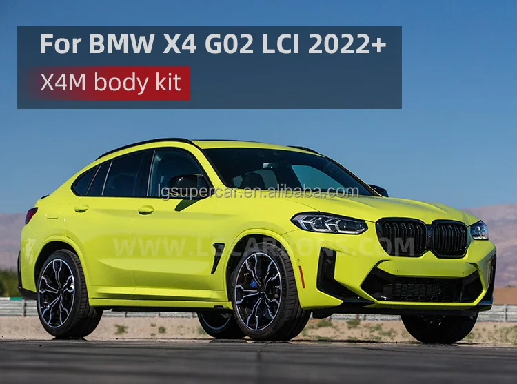 X4m F98 Lci Bodykit For Bmw X4 G02 Front Grille Rear Diffuser Rear Lip ...