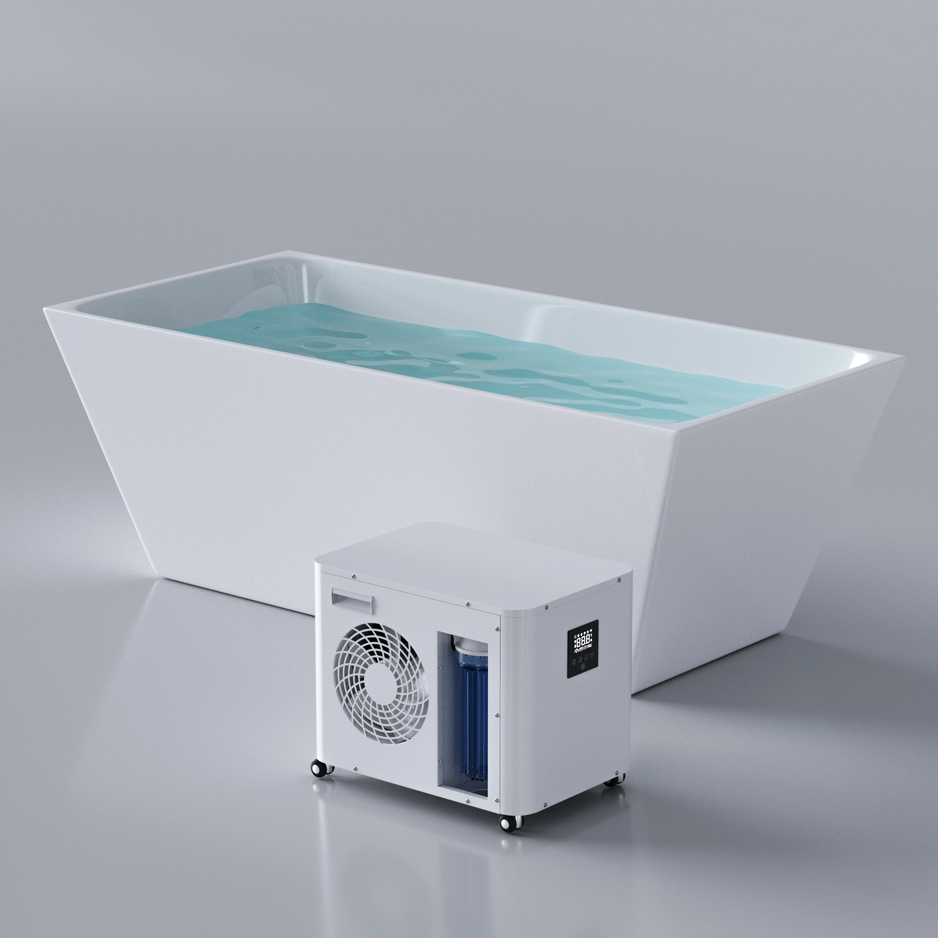 Icegalax Luxury Bathroom Acrylic Ice Bath Tub For Cold Water Therapy ...